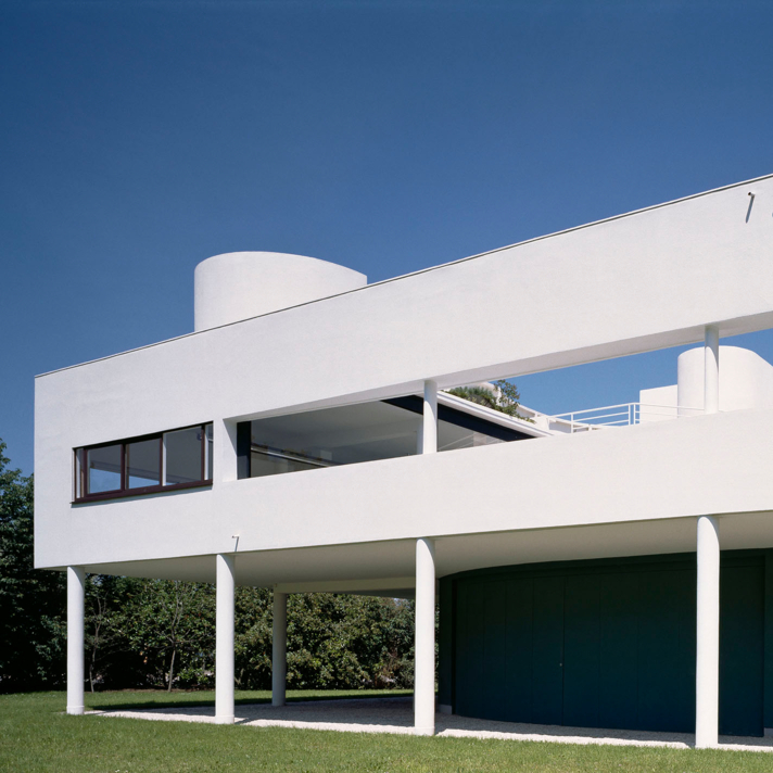 The villa Savoye in color